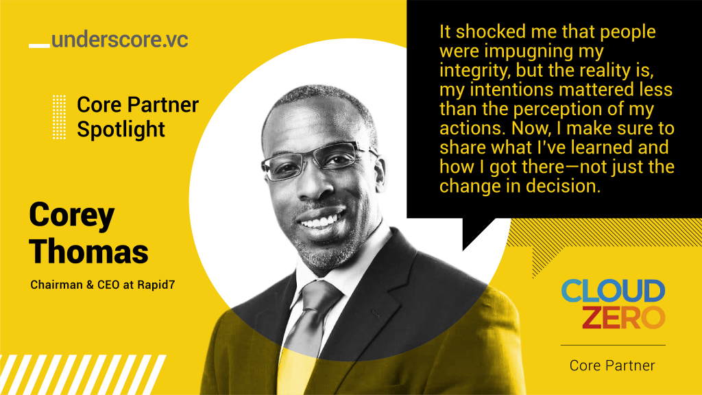 Core Partner Spotlight | Corey Thomas, CEO of Rapid7